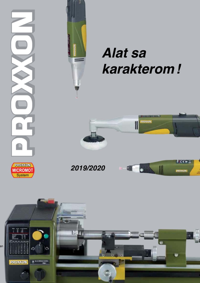 PROXXON MICROMOT 2019/2020 Serbian