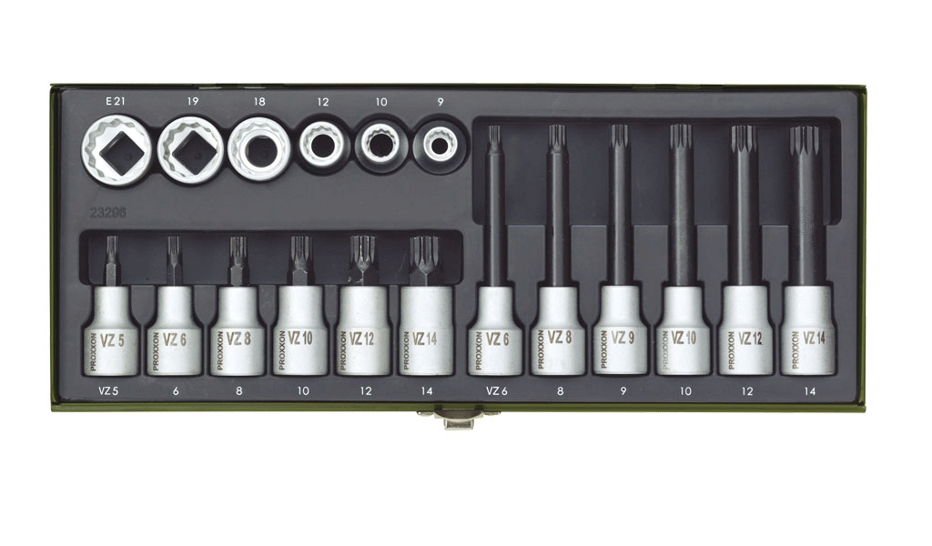 PROXXON - Special set for XZN multi-toothed screws